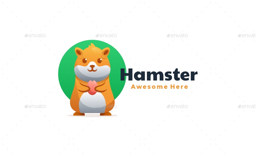 Hamster Gradient Logo Template, Logo Templates | GraphicRiver