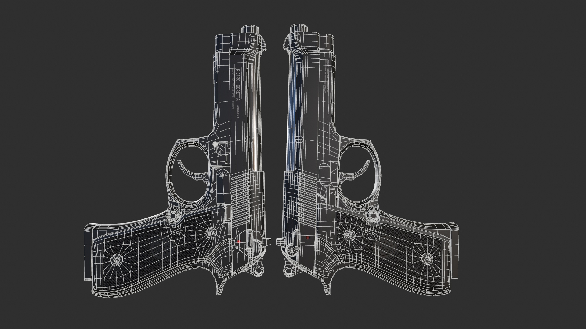 Beretta m92fs by lebdevigormod | 3DOcean