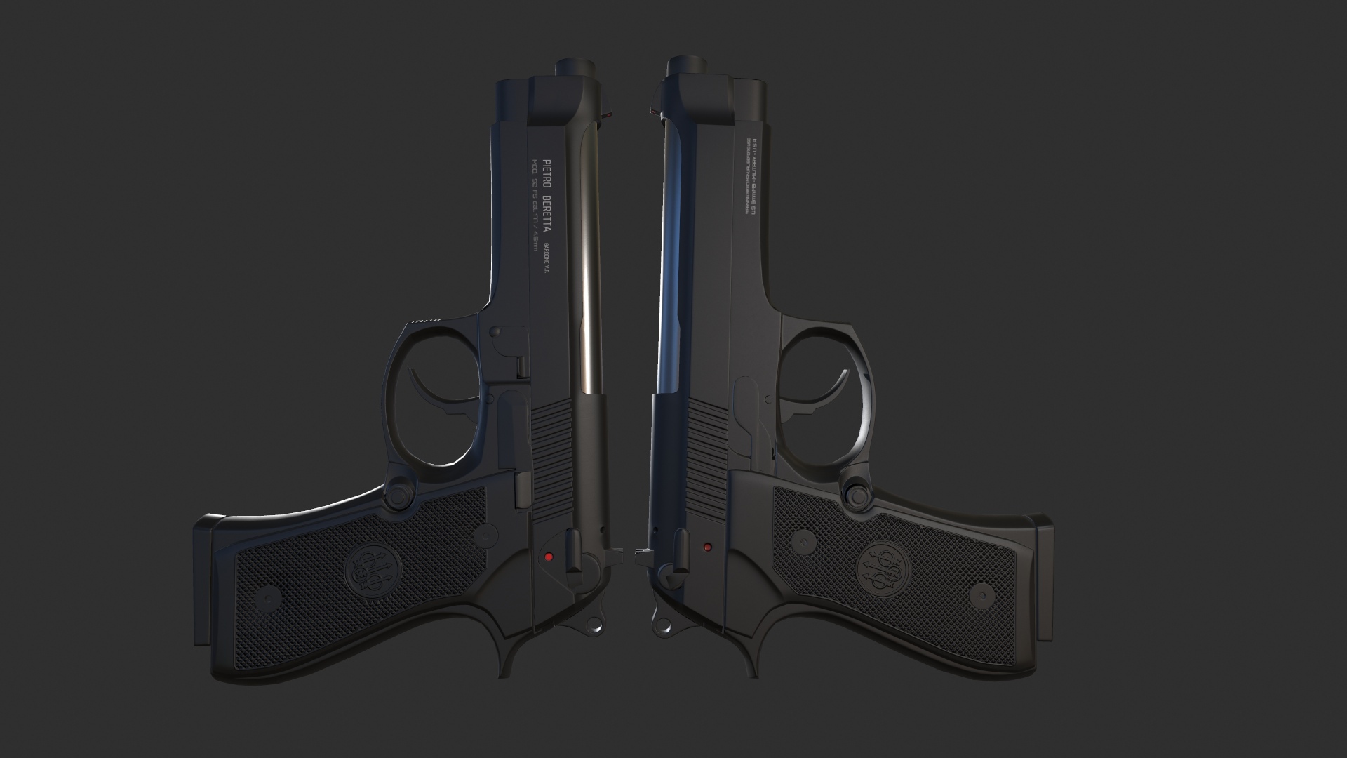 Beretta m92fs by lebdevigormod | 3DOcean