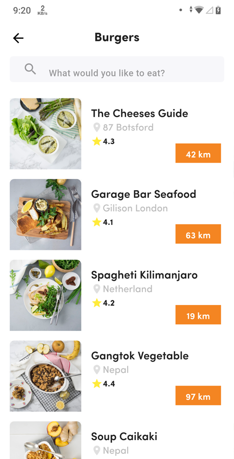 Flutter Food - Restaurant Food Delivery in Flutter by QubicleTechAgency
