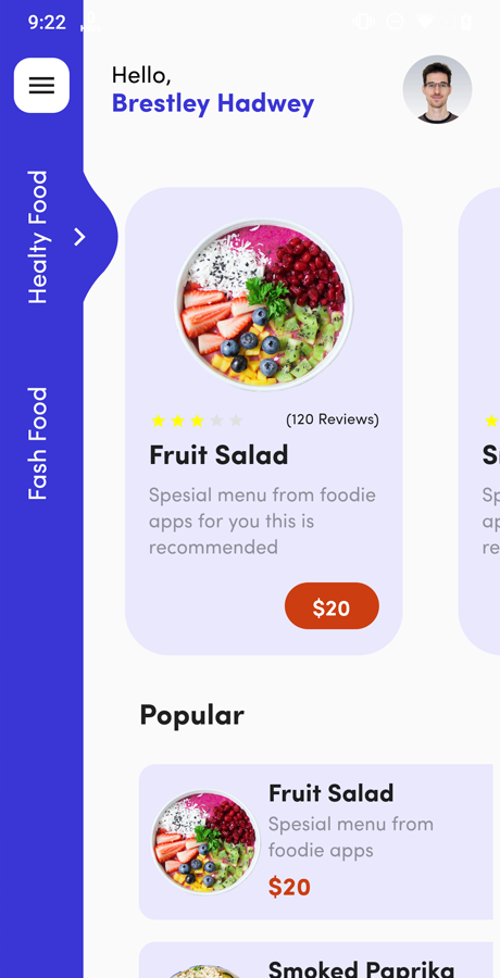 Flutter Food - Restaurant Food Delivery in Flutter by QubicleTechAgency
