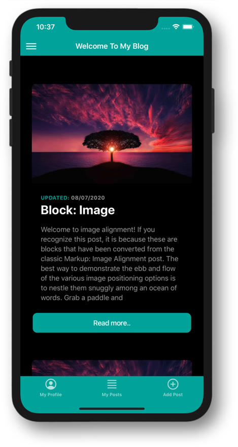 Complete Wordpress Blogging Android Ios Apps Using Ionic 5 Angular By Hasanonline