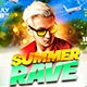 Summer Rave Flyer, Print Templates | GraphicRiver