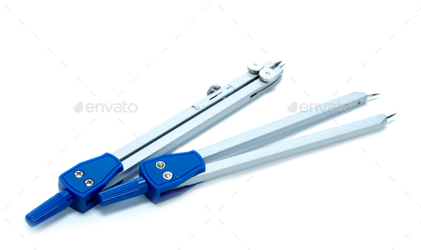 Engineering dividers Tools isolated on white background Stock Photo by ...