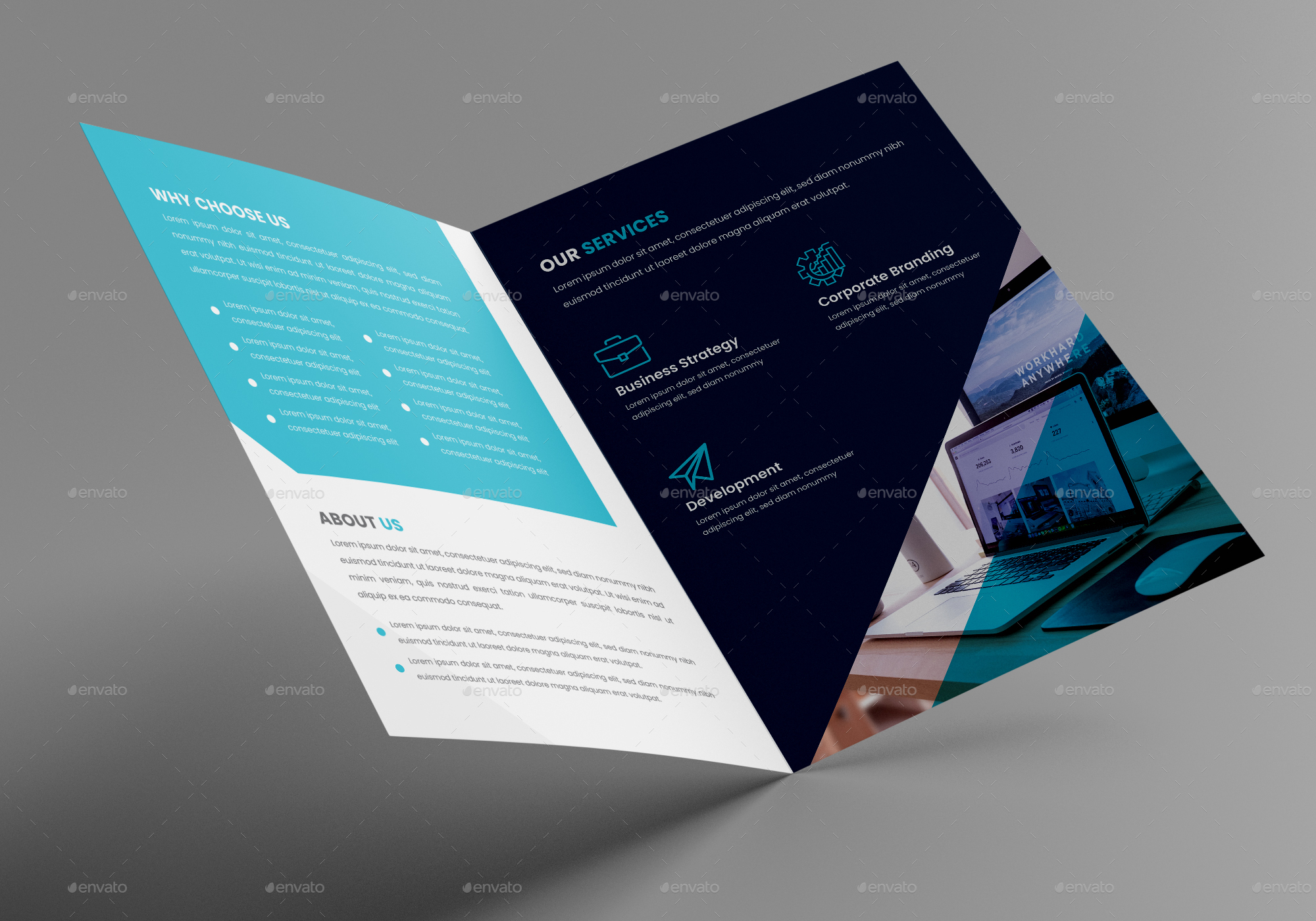 Bi-Fold Brochure, Print Templates | GraphicRiver