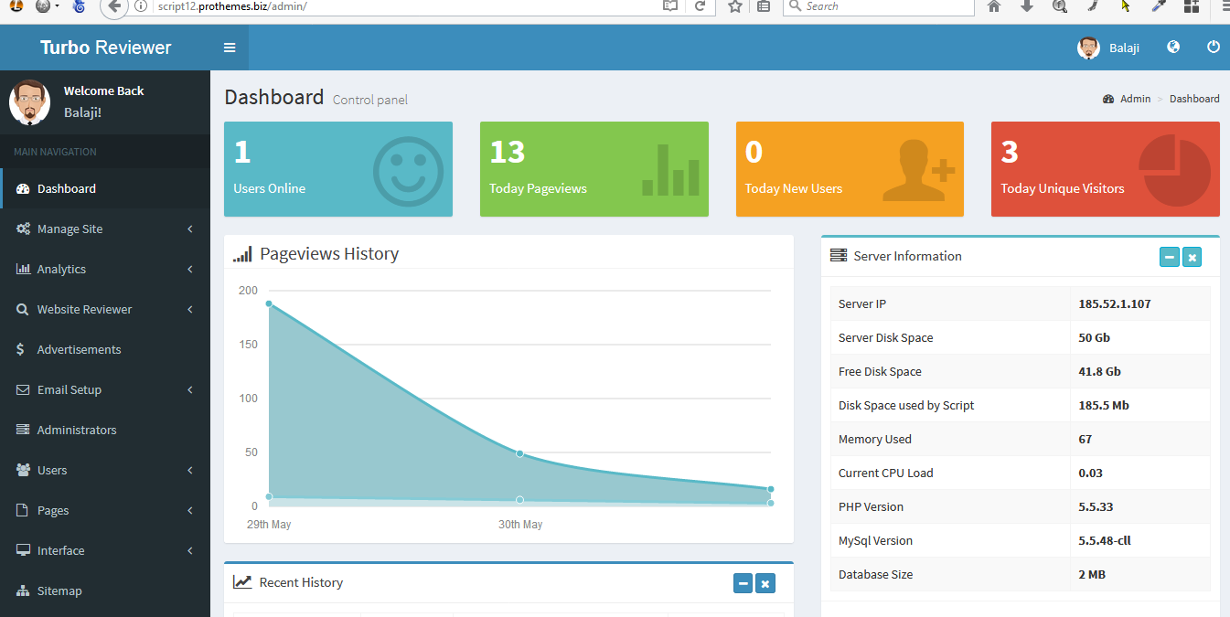 Turbo Website Reviewer - In-depth SEO Analysis Tool by Rainbowbalaji