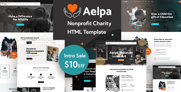 Aelpa - Nonprofit Charity HTML Template by TheMazine | ThemeForest