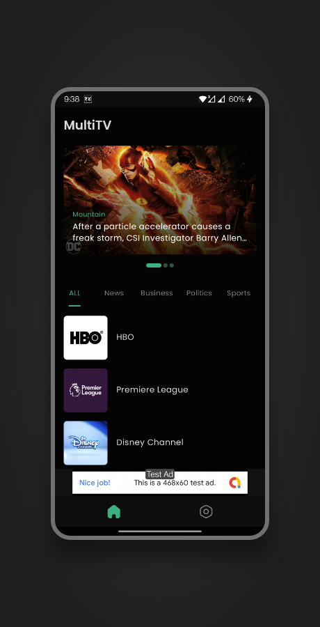 Multi TV | Multiple streaming app with Admin Panel by LeoDevTechnology