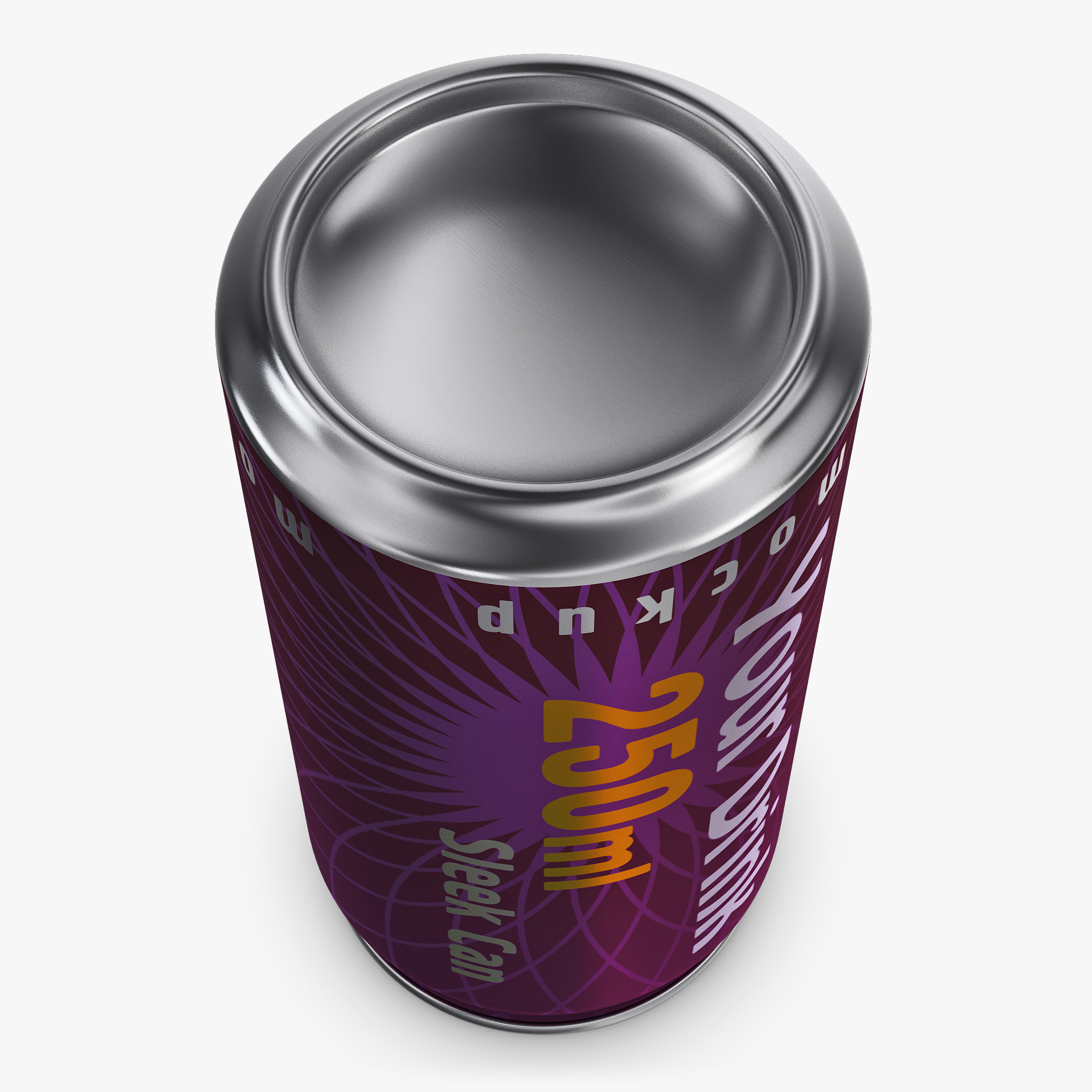 Aluminum Sleek Can 250ml v 2 by Zurel | 3DOcean