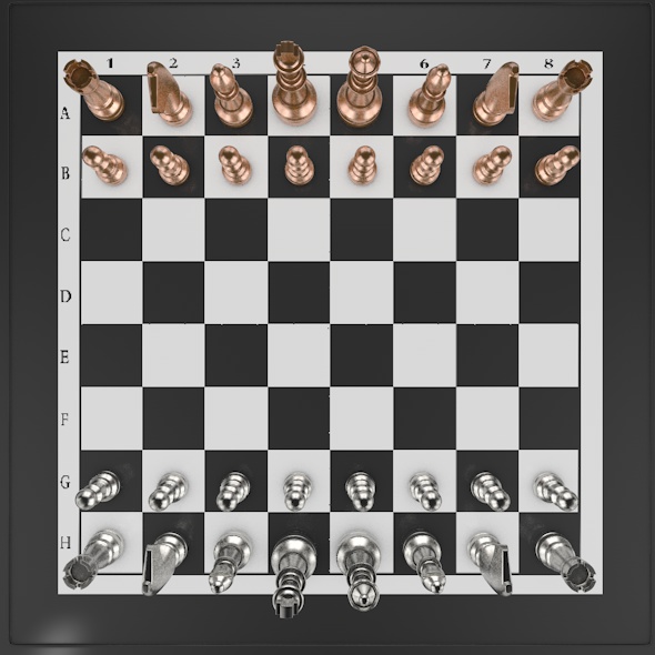 cool realistic chess games in 3D models by laytonwang | 3DOcean