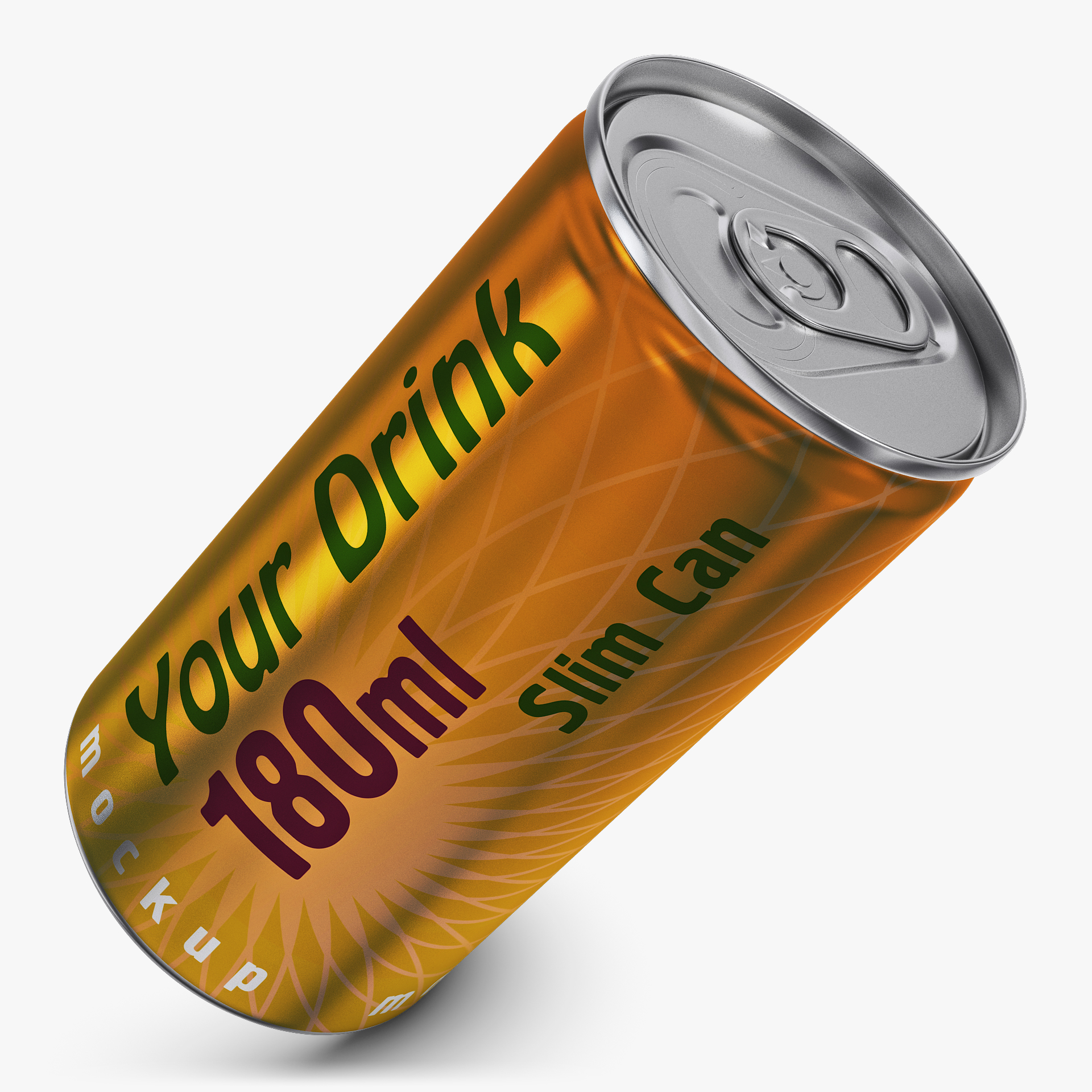 Aluminum Slim Can 180ml v 2 by Zurel | 3DOcean