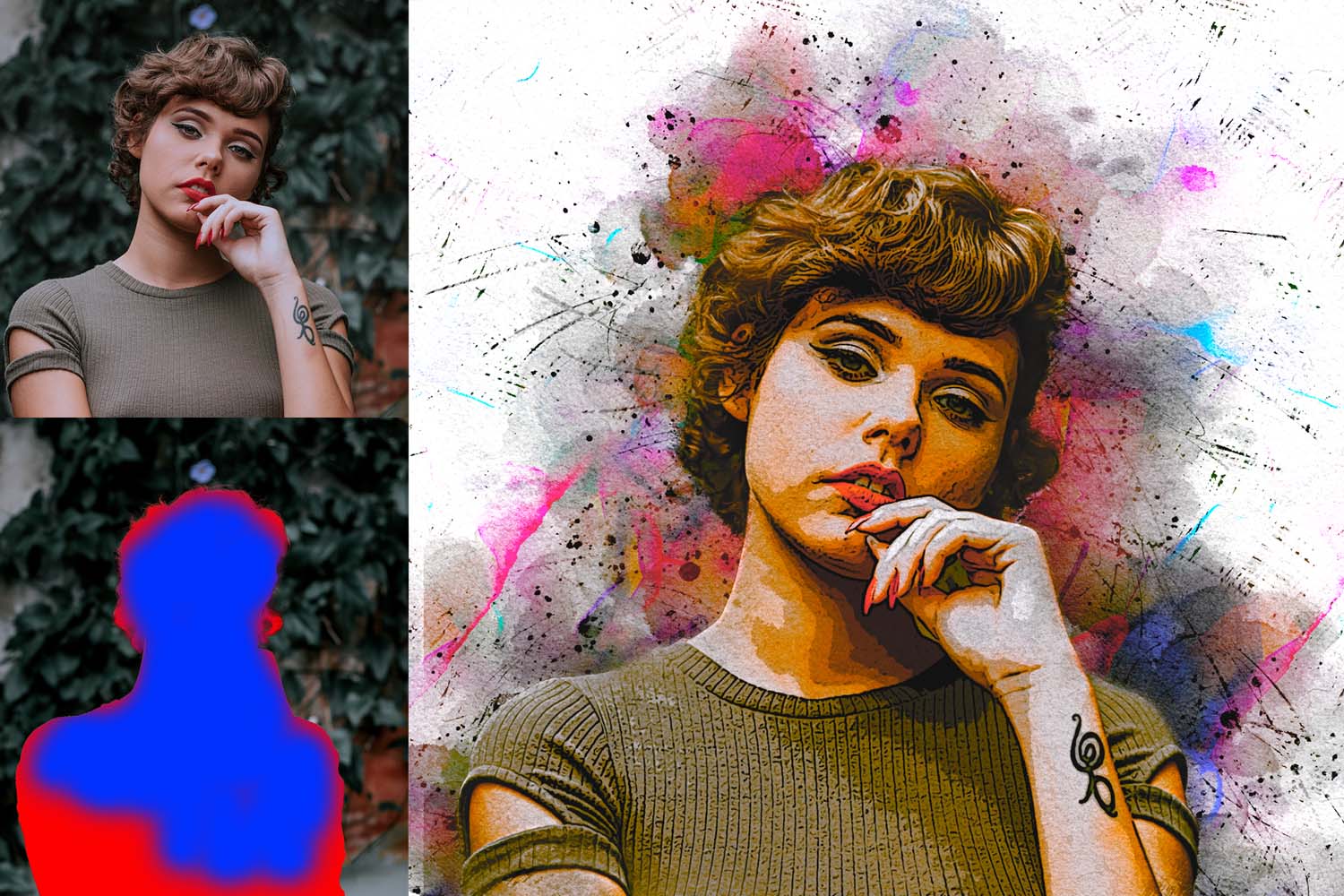 Dual Art Photoshop Action, Add-ons | GraphicRiver