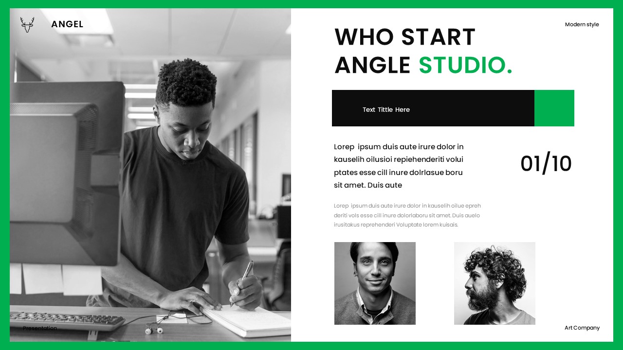 Angel - Google Slide Presentation Template, Presentation Templates
