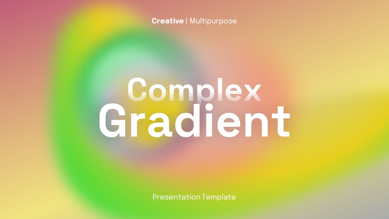Complex Gradient Creative Multipurpose PowerPoint Template ...