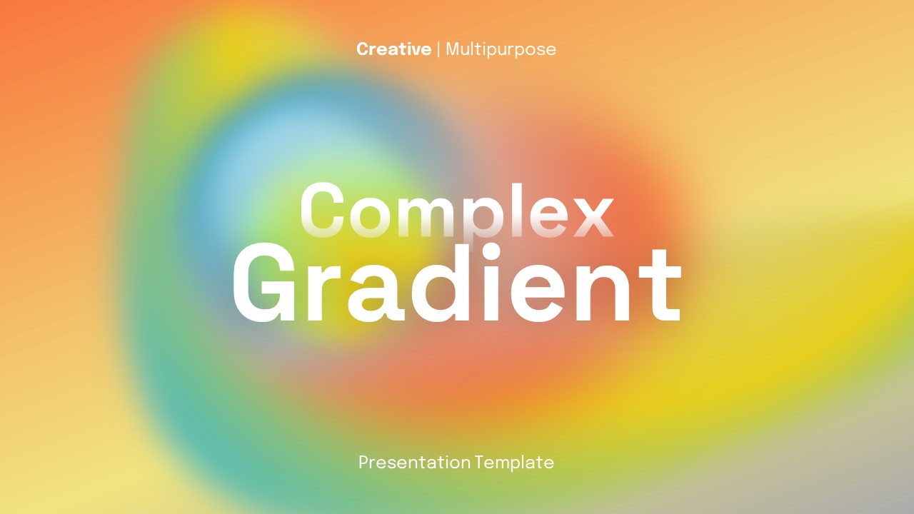 Complex Gradient Creative Multipurpose PowerPoint Template ...