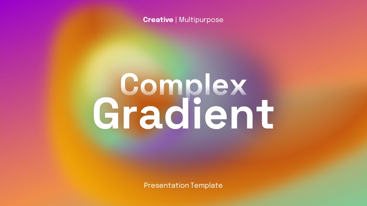 Complex Gradient Creative Multipurpose PowerPoint Template ...