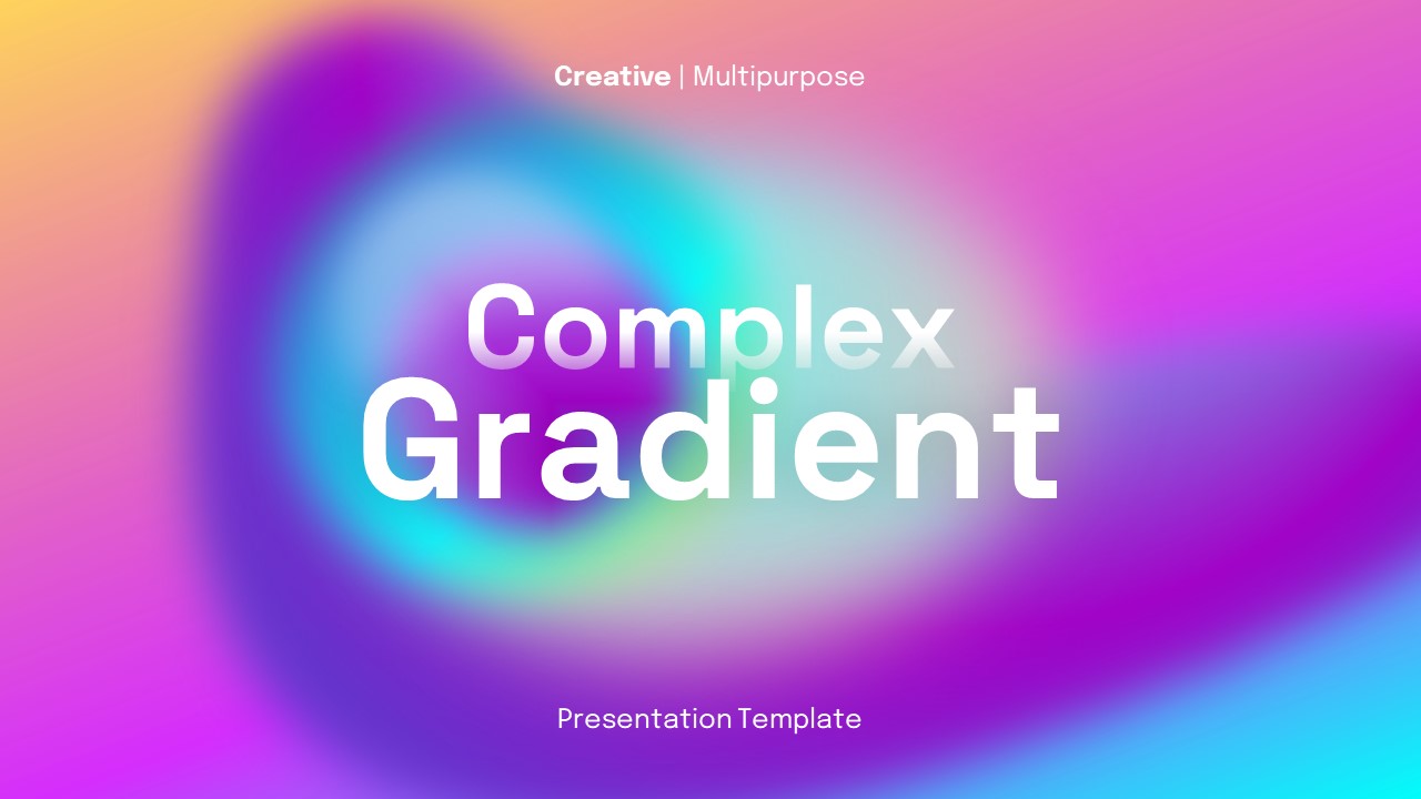 Complex Gradient Creative Multipurpose PowerPoint Template ...