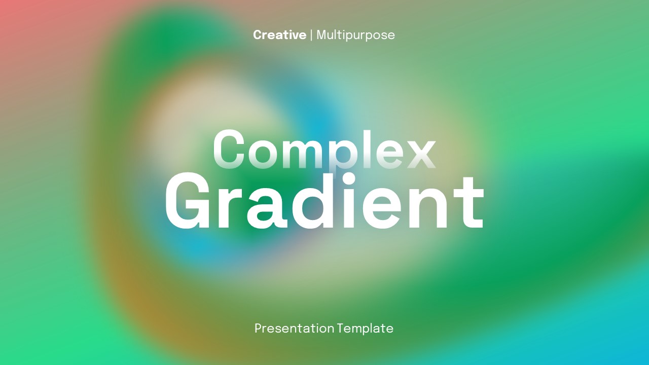 Complex Gradient Creative Multipurpose PowerPoint Template ...