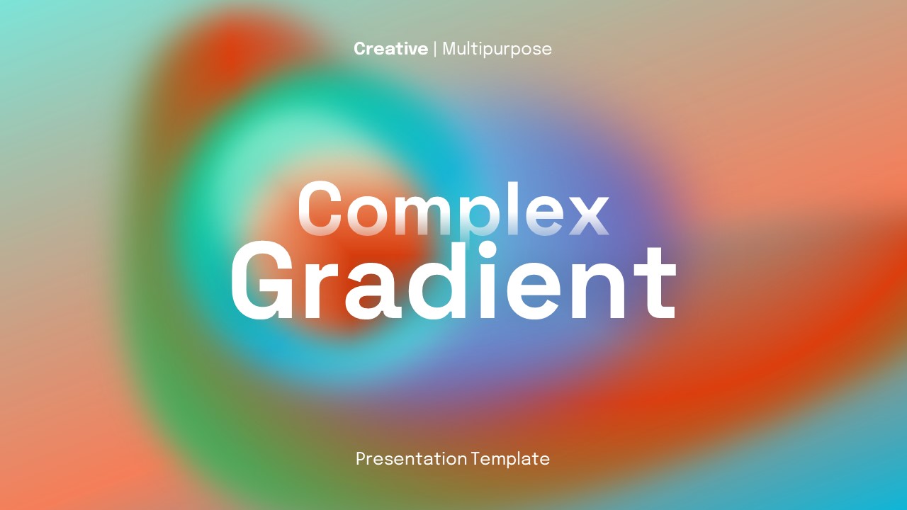 Complex Gradient Creative Multipurpose PowerPoint Template ...