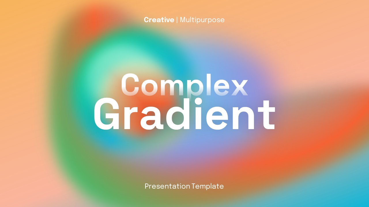 Complex Gradient Creative Multipurpose PowerPoint Template ...