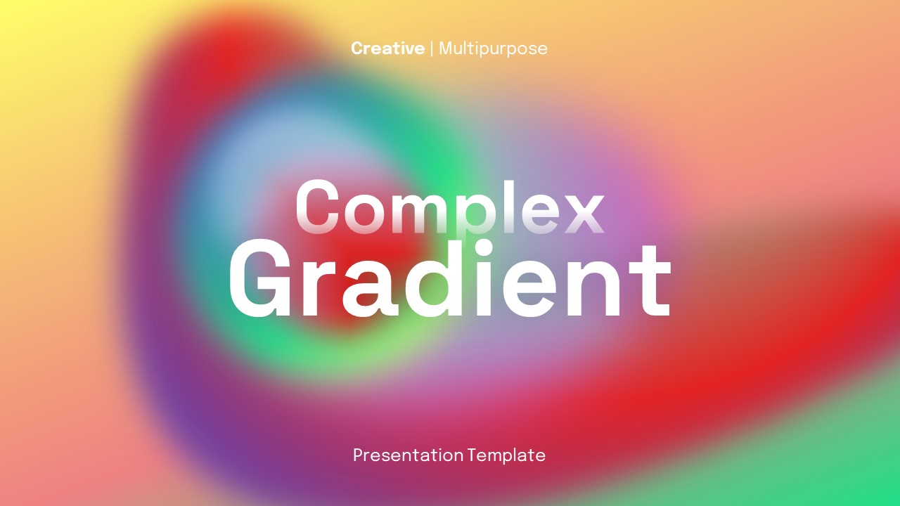 Complex Gradient Creative Multipurpose PowerPoint Template ...