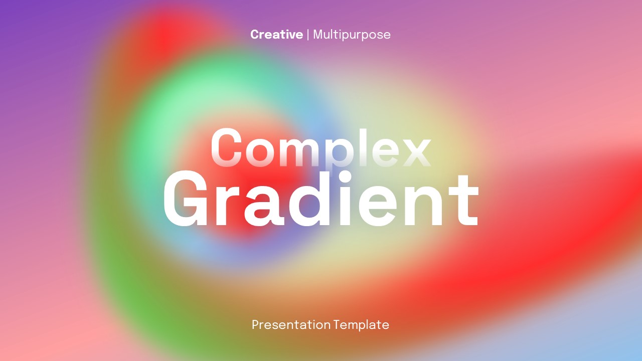Complex Gradient Creative Multipurpose PowerPoint Template ...