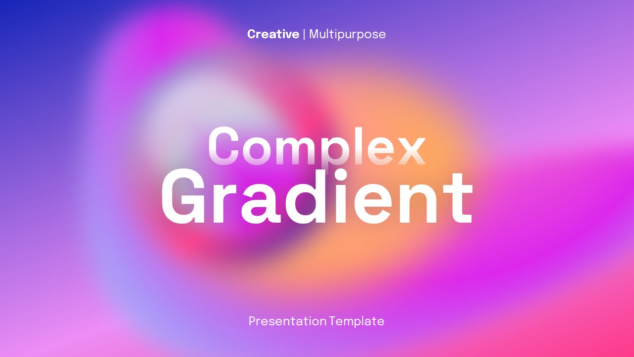Complex Gradient Creative Multipurpose PowerPoint Template ...