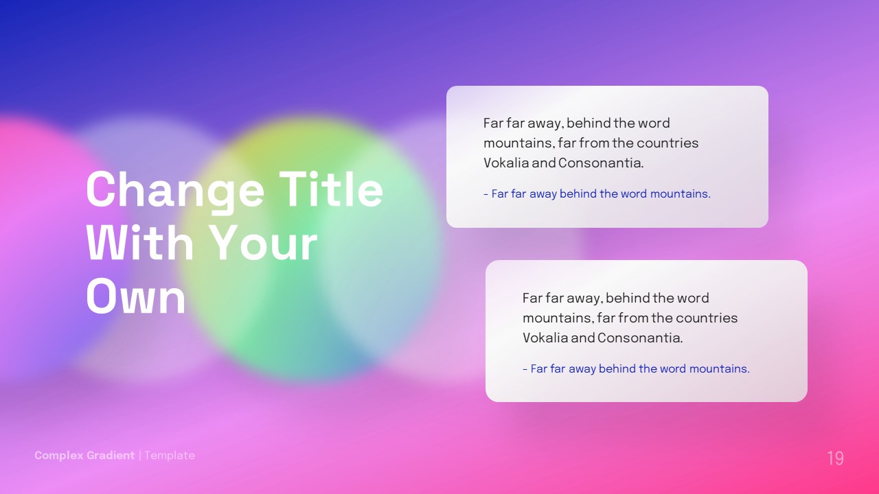 Complex Gradient Creative Multipurpose PowerPoint Template ...
