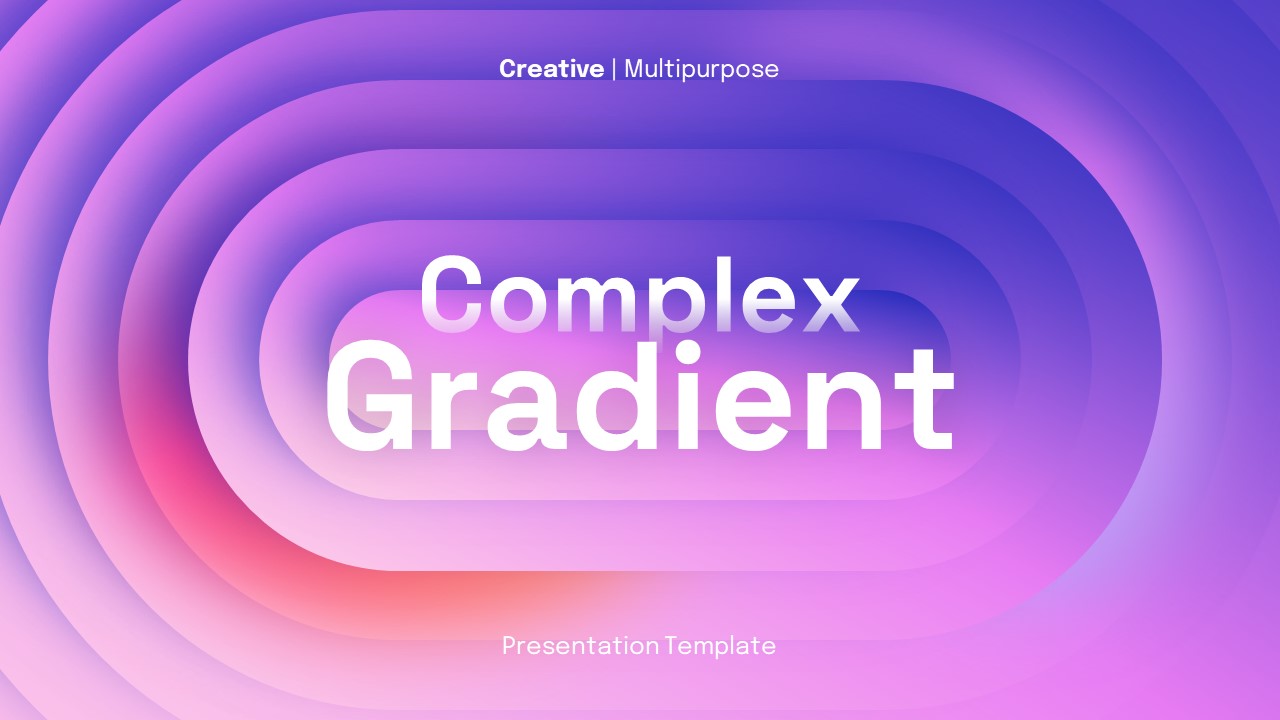 Complex Gradient Creative Multipurpose PowerPoint Template ...