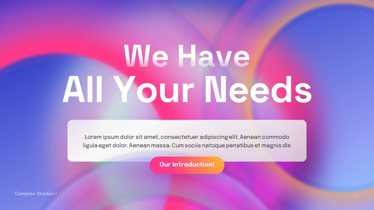 Complex Gradient Creative Multipurpose PowerPoint Template ...