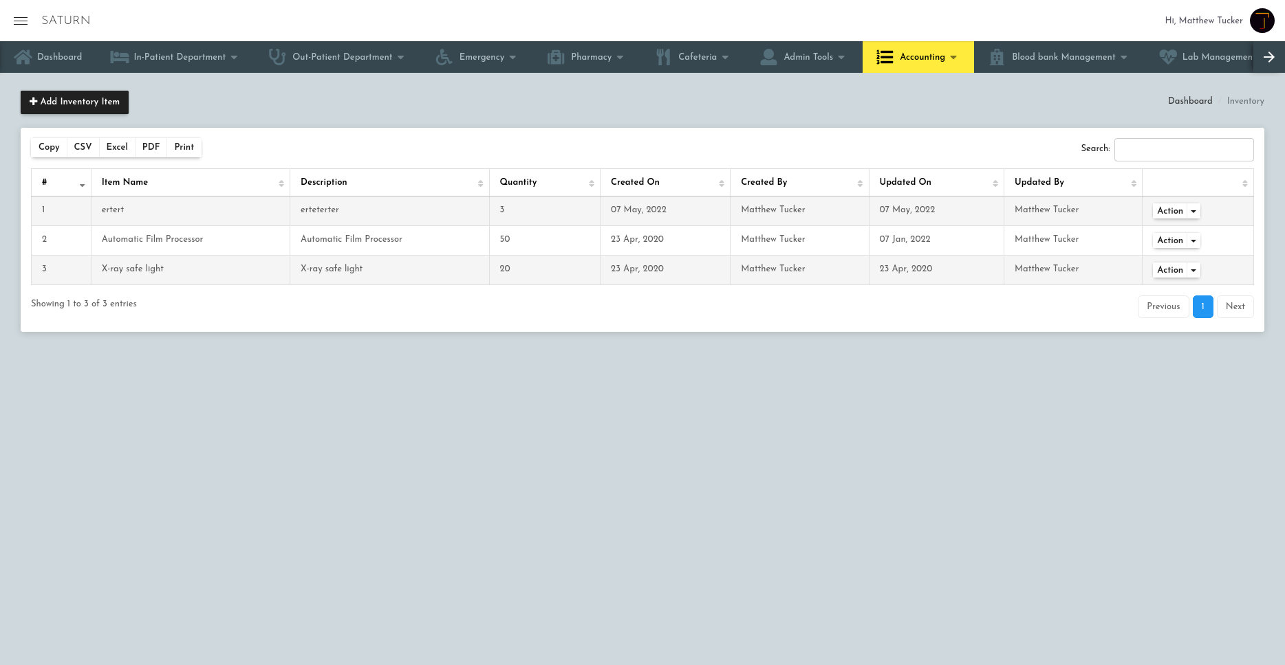 Saturn | Hospital Management System by t1m9m | CodeCanyon