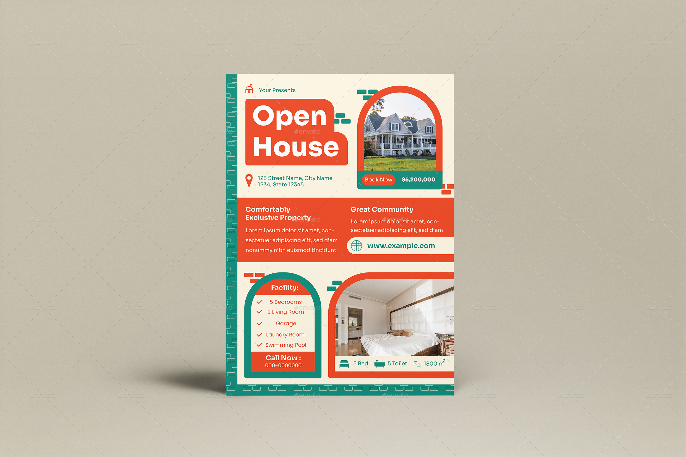 Open House Flyer, Print Templates | GraphicRiver