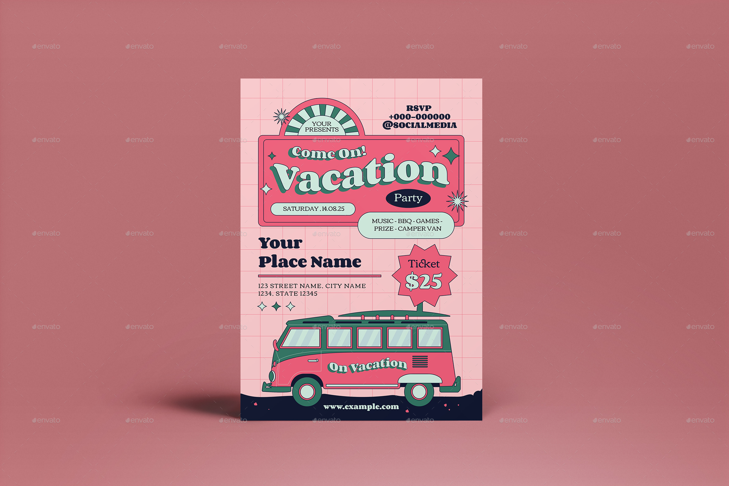 Vacation Flyer, Print Templates | GraphicRiver