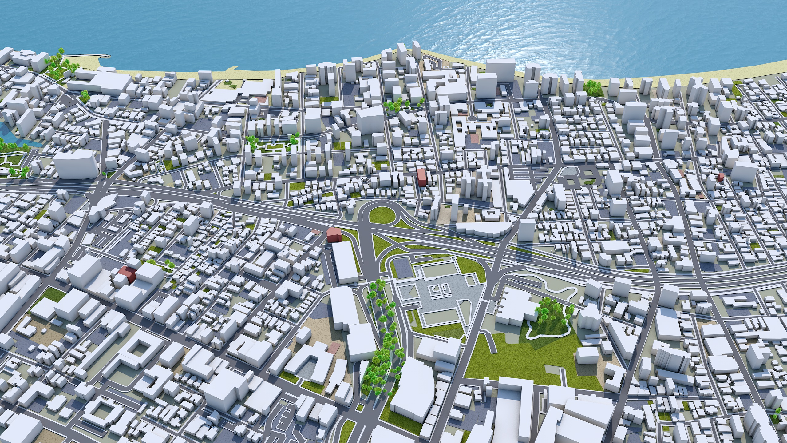 Puerto city Rico 3d model 200km by TurboCG | 3DOcean