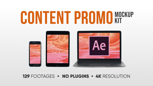 Content Promo MockUp Kit, After Effects Project Files | VideoHive