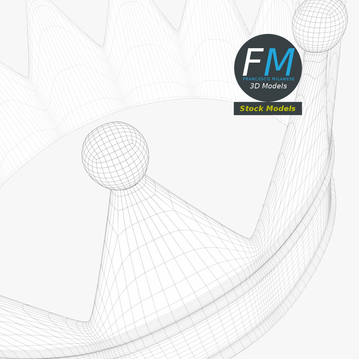 Gold crown 9 by FrancescoMilanese85 | 3DOcean