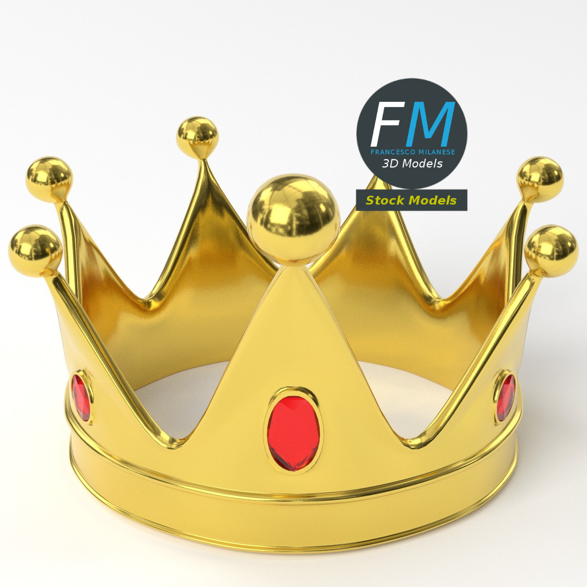 Gold crown 14 by FrancescoMilanese85 | 3DOcean