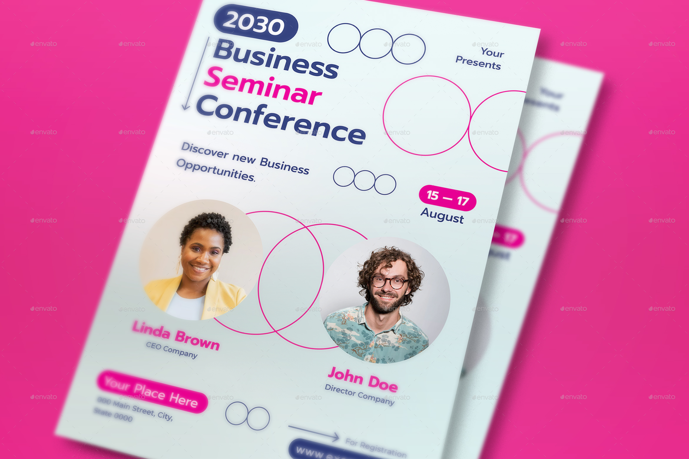 Business Seminar Flyer Set, Print Templates | GraphicRiver