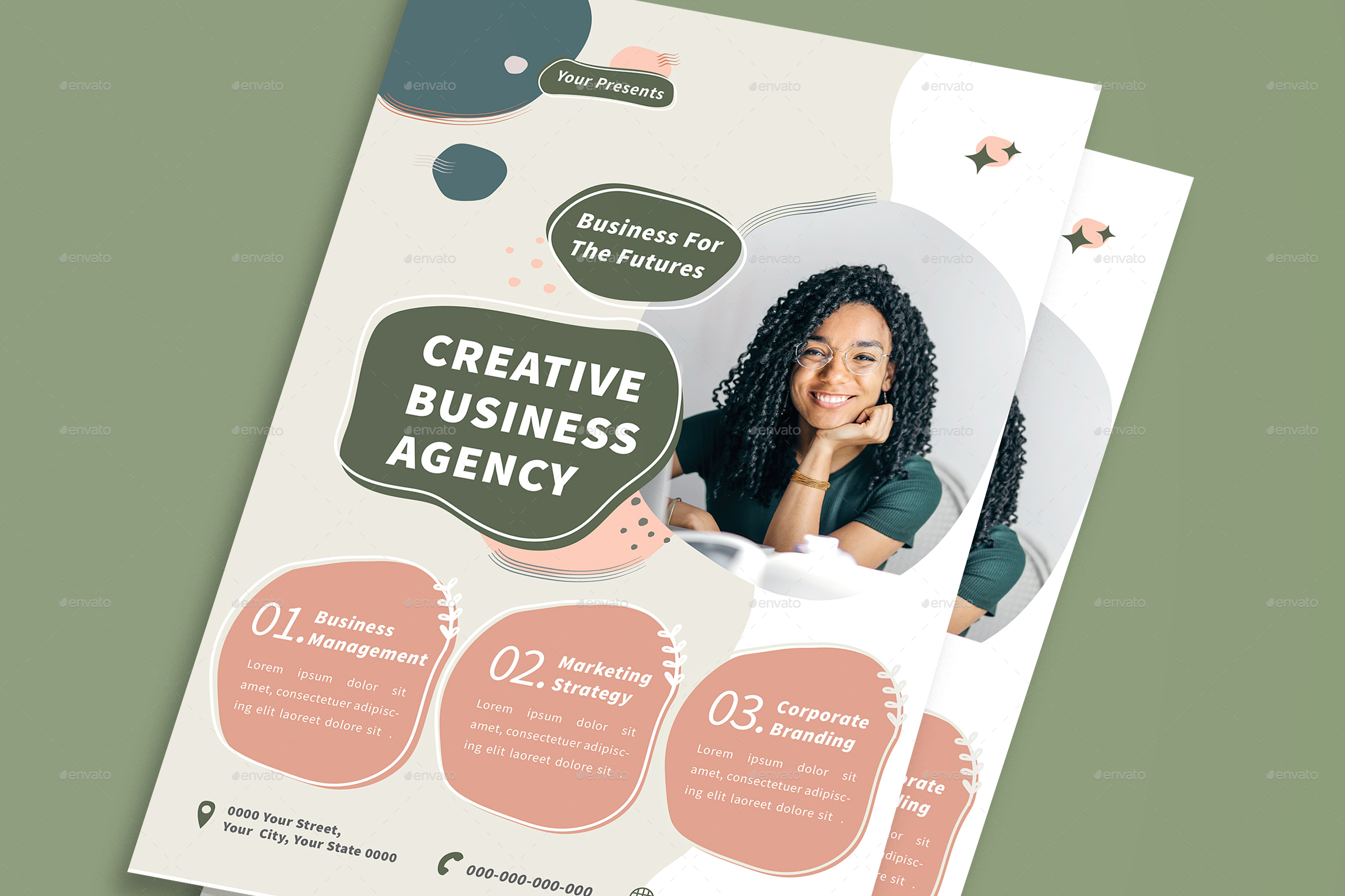 Creative Business Agency Flyer, Print Templates | GraphicRiver