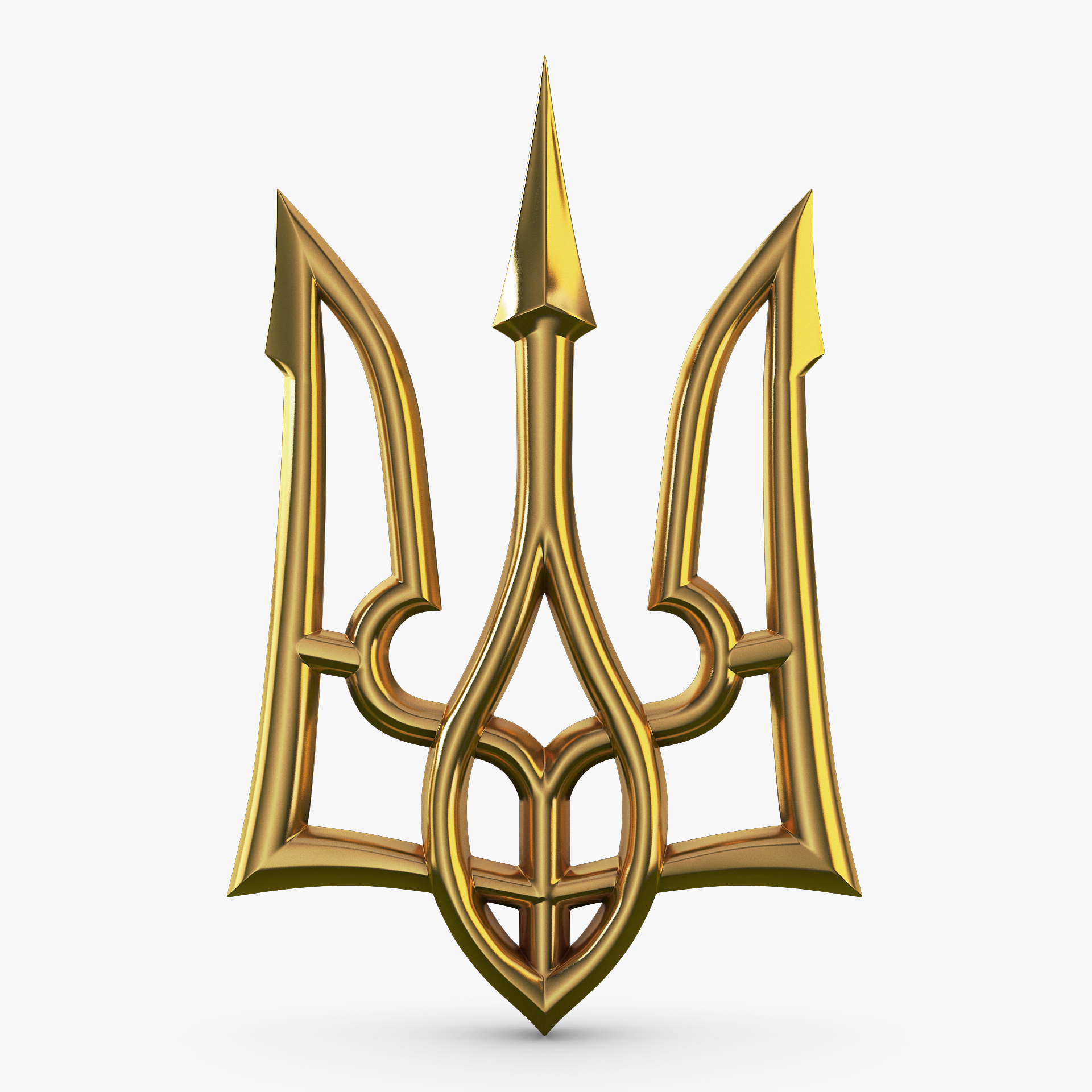 Stylized Ukrainian Tryzub M 3 by Zurel | 3DOcean