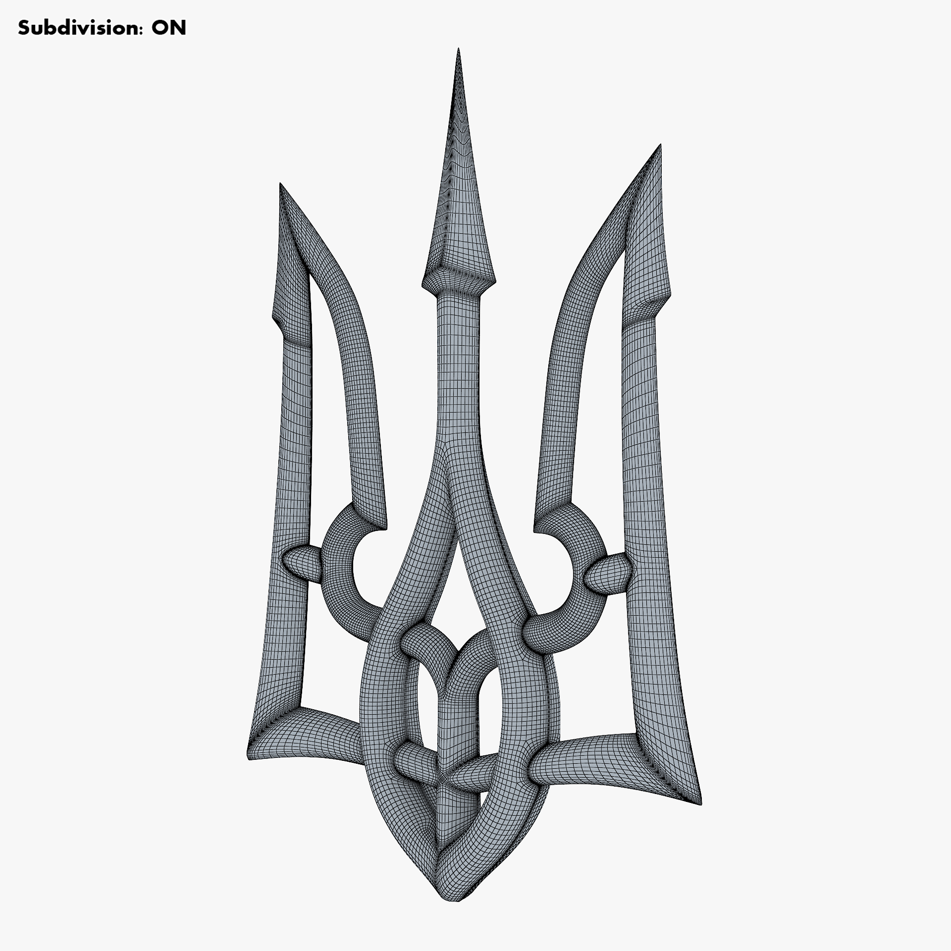 Stylized Ukrainian Tryzub M 3 by Zurel | 3DOcean