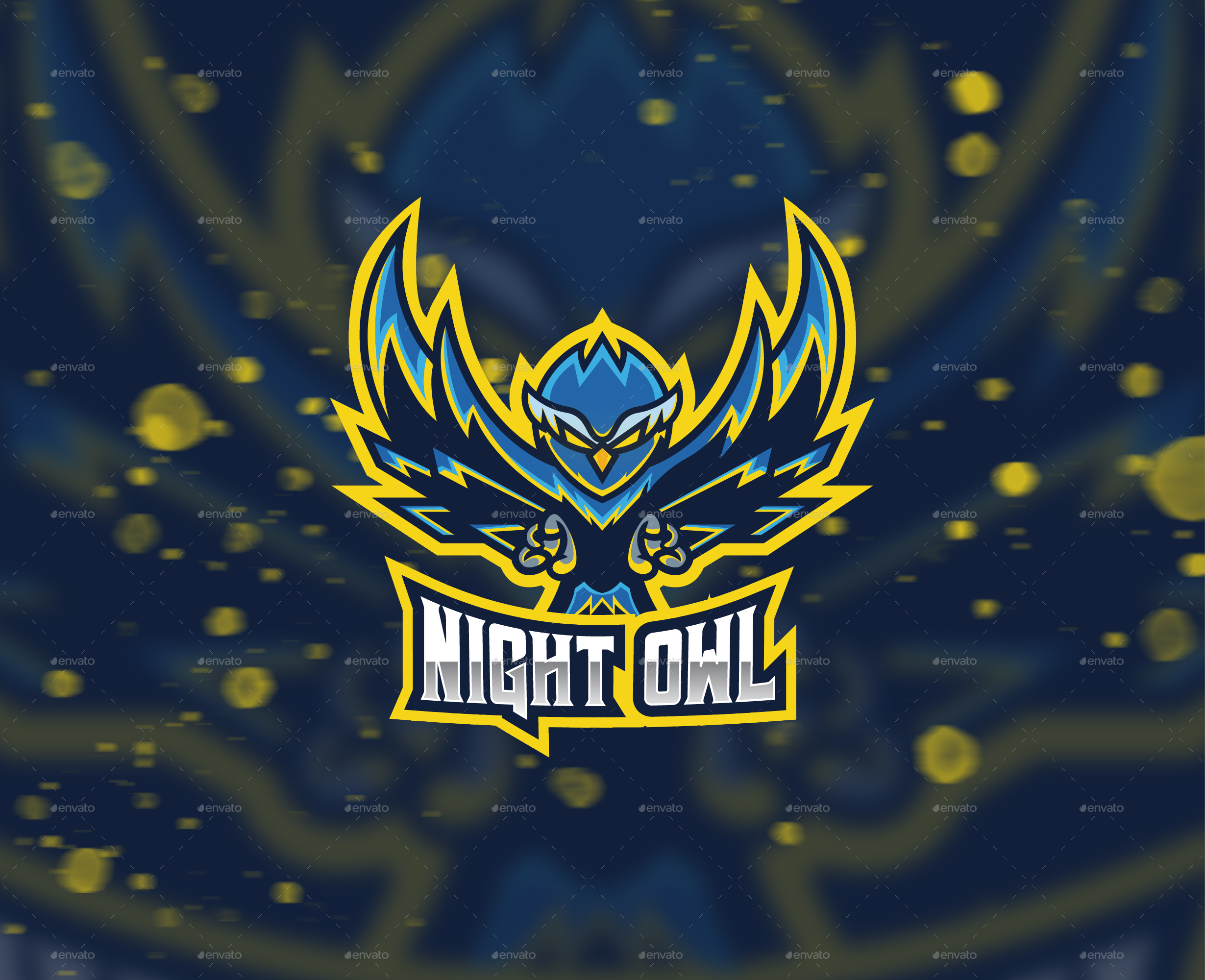 Owl E-Sport logo ~ Gaming Logo, Logo Templates | GraphicRiver