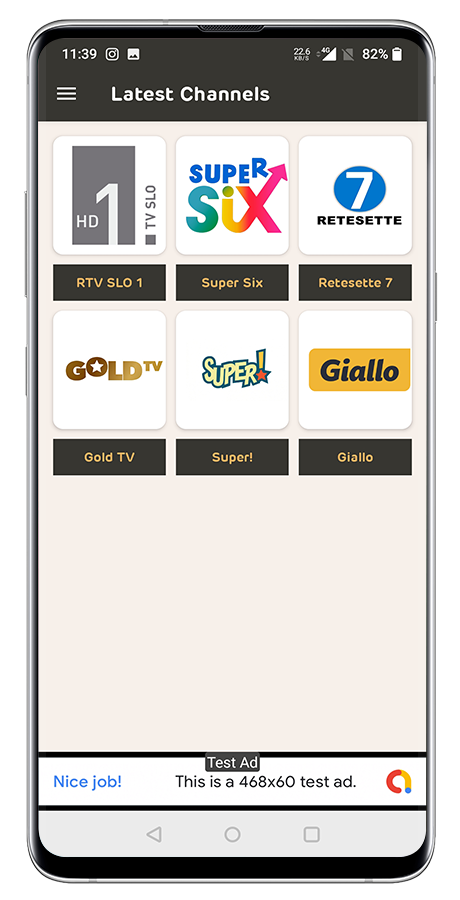AndroTV - Android Multiple TV Channels App (Live Streaming) by AndroMOB
