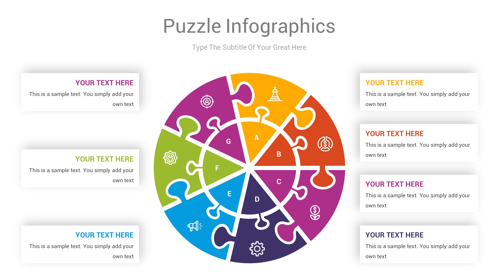 Puzzle Infographics Keynote Template Diagrams by SOOZ_ART | GraphicRiver