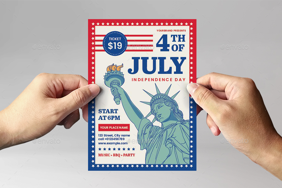 4th July Flyer, Print Templates | GraphicRiver