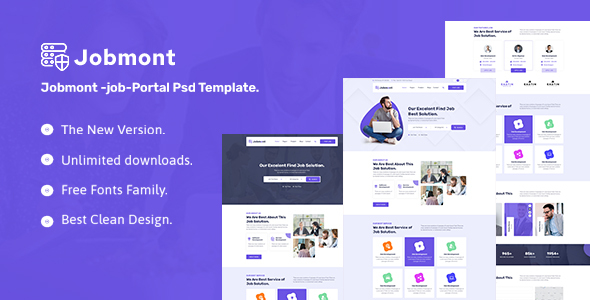 Jobmont - Job-Portal Psd Template by Codebasket | ThemeForest