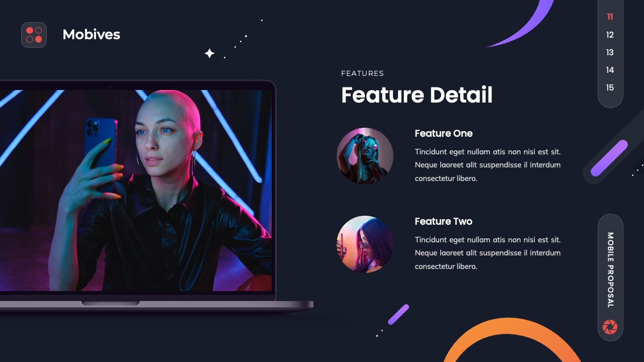 Mobives - Mobile Proposal PowerPoint Template, Presentation Templates