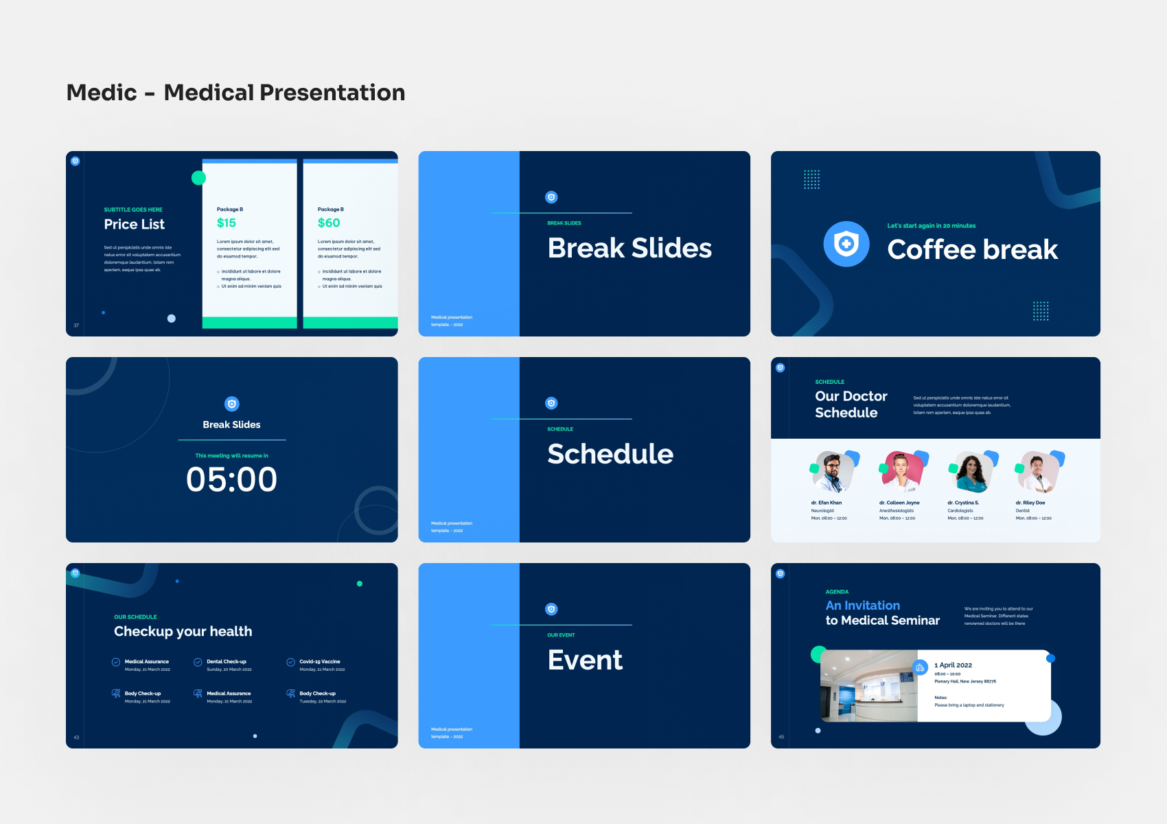 Medic - Medical PowerPoint Presentation, Presentation Templates ...