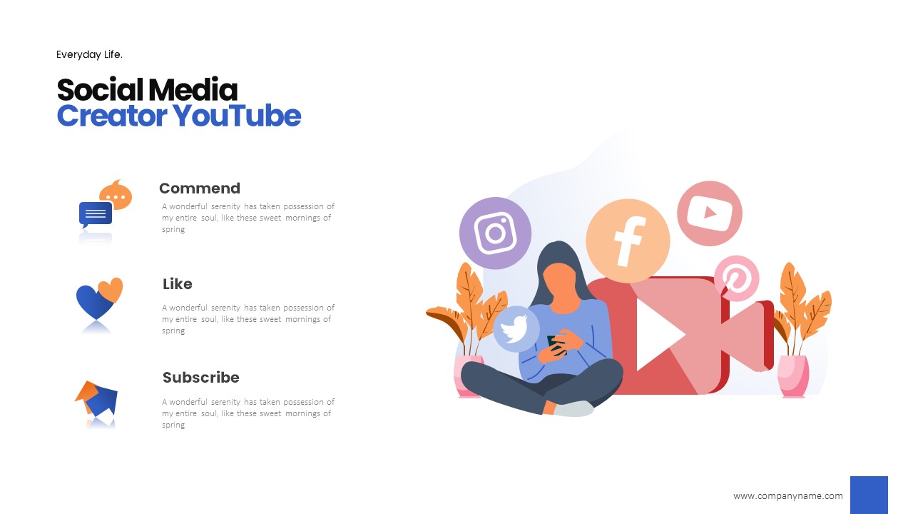 Social Media Keynote templates, Presentation Templates | GraphicRiver