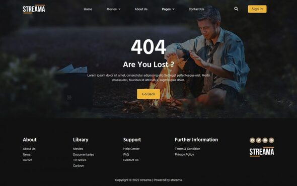 Streama - Streaming Service Elementor Template Kit by Kitpro | ThemeForest